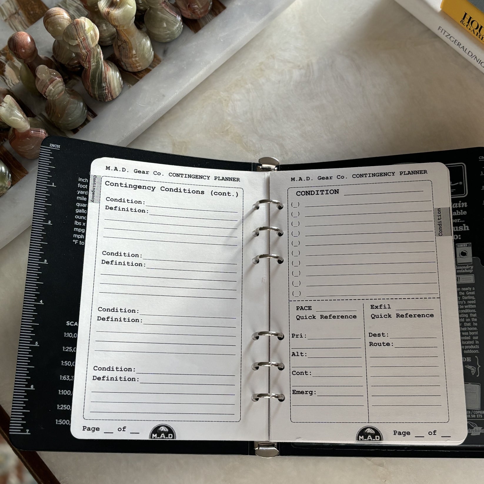 M.A.D. Gear Co. Contingency Planner - Standard Kit
