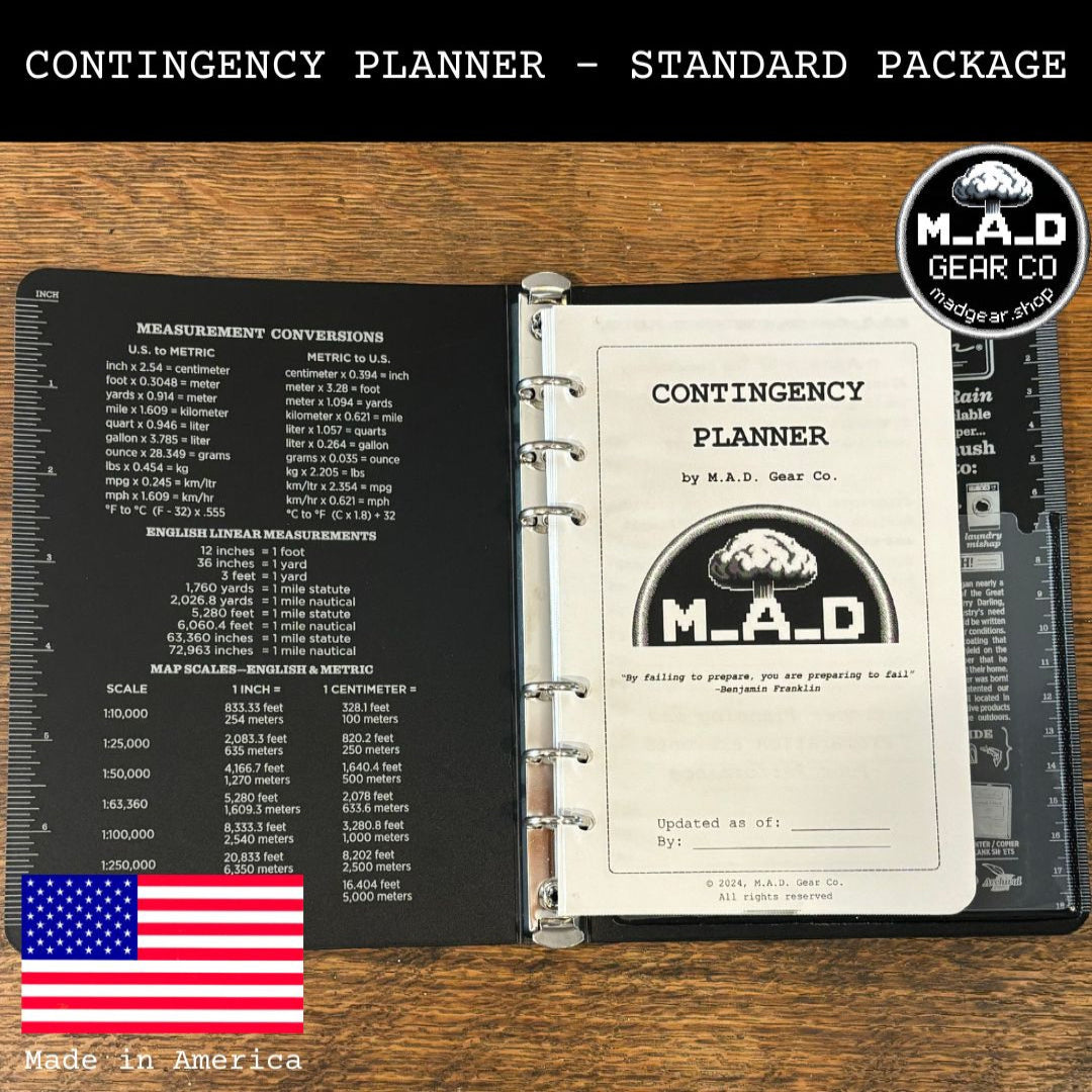 M.A.D. Gear Co. Contingency Planner - Standard Kit